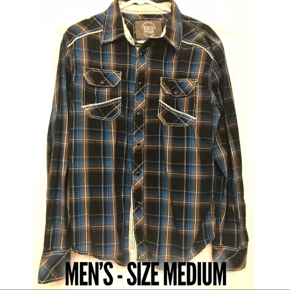 Buckle | Shirts | Buckle Brand Mens Long Sleeve Button Ups | Poshmark